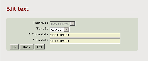Create and connect texts | IBS Enterprise Help Centre 9.0